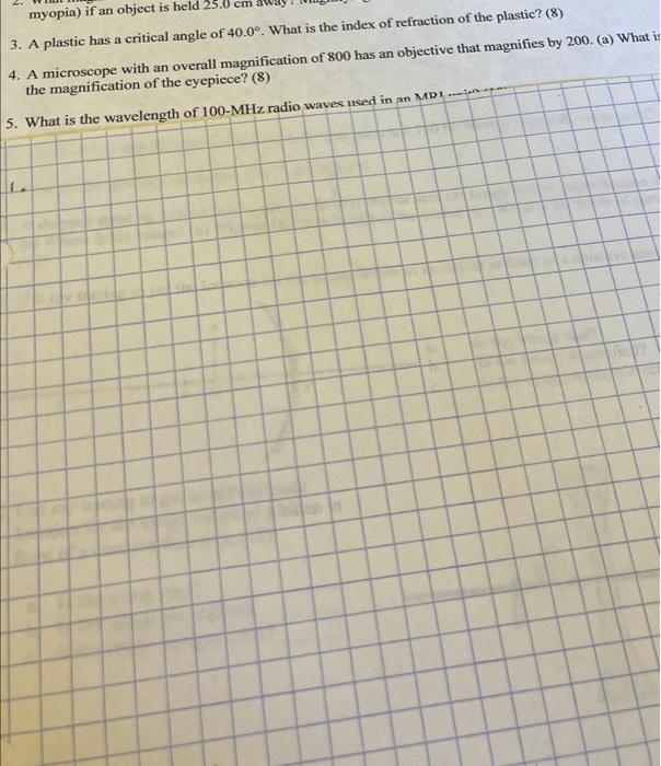 show work please 3, 4 | Chegg.com