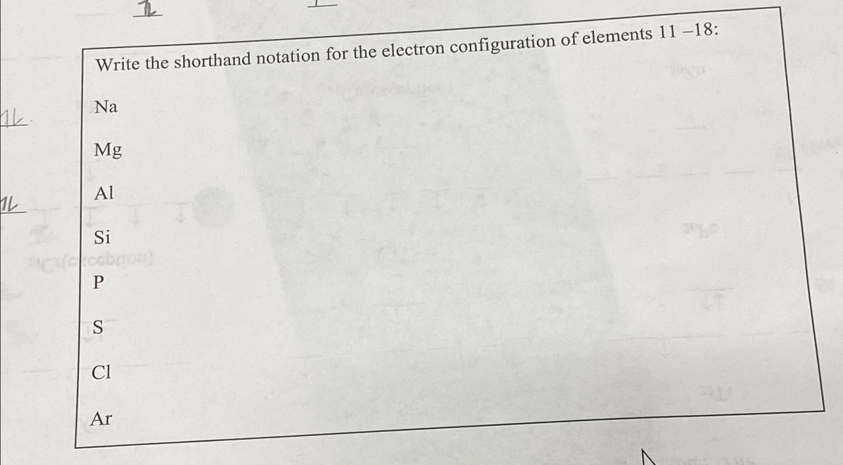 Solved Write the shorthand notation for the electron | Chegg.com