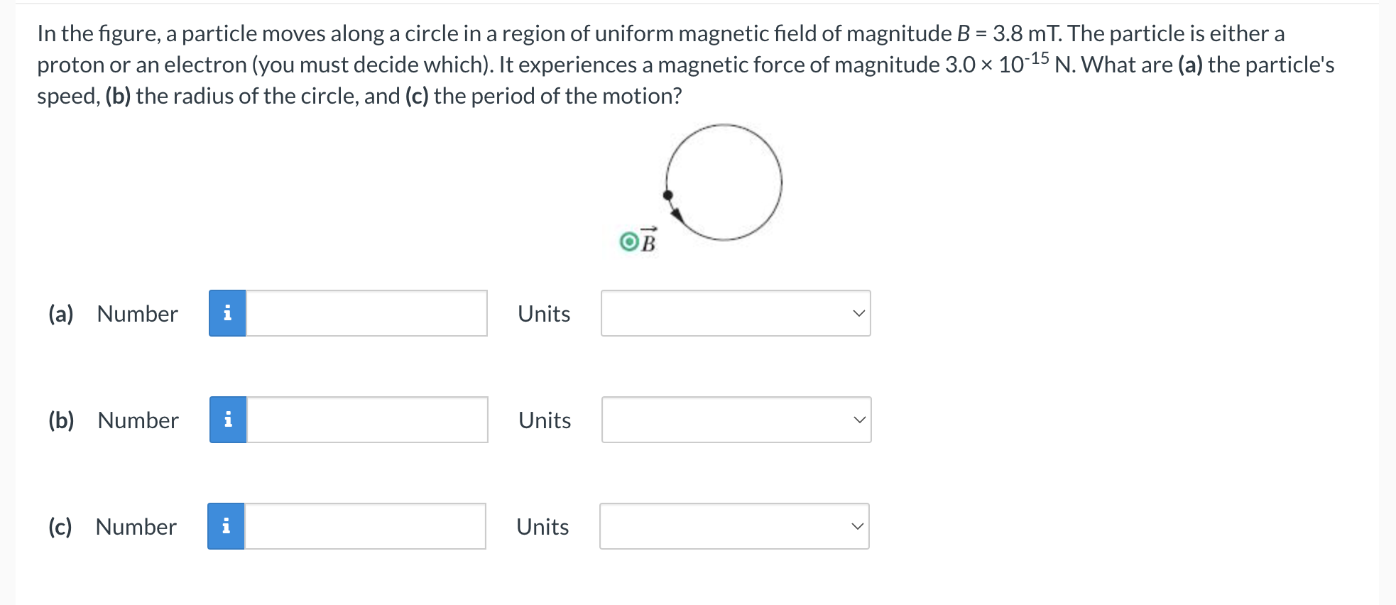[Solved]: In the figure, a particle moves along a circle in