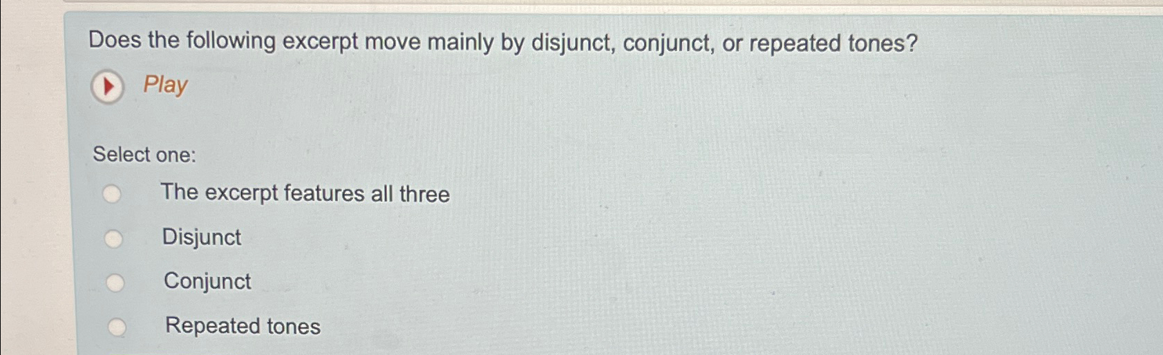 Solved Does the following excerpt move mainly by disjunct, | Chegg.com