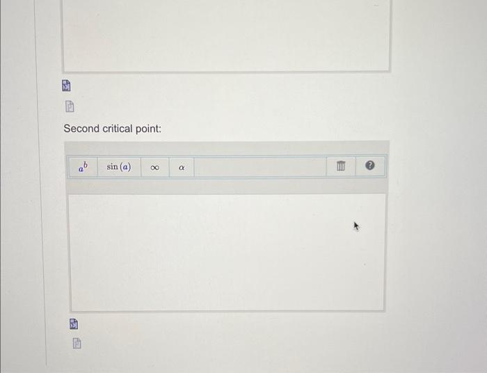Solved How Many Critical Points Does The Function Chegg