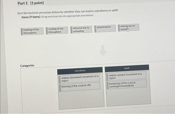 Solved Sort the tectonic processes below by whether they can | Chegg.com Solved Sort the tectonic processes below by whether they can | Chegg.com