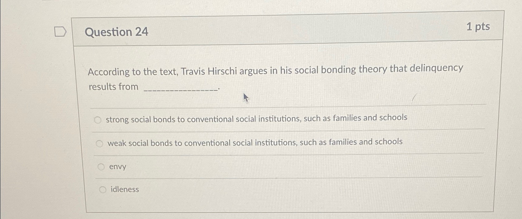 Solved Question 241 ﻿ptsAccording to the text, Travis | Chegg.com