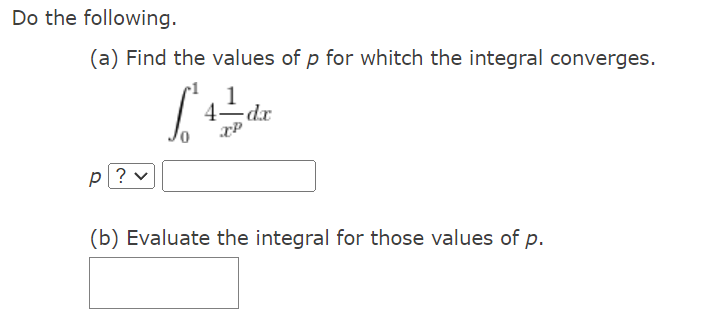 Solved Do the following.(a) ﻿Find the values of p ﻿for | Chegg.com
