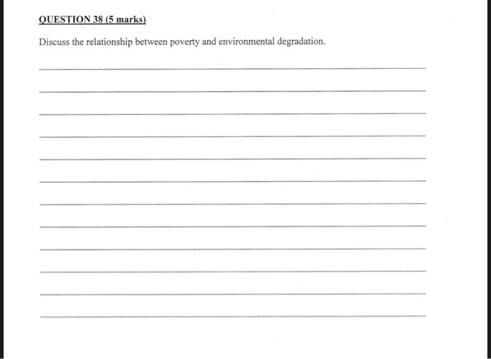 Solved Discuss the relationship between poverty and | Chegg.com