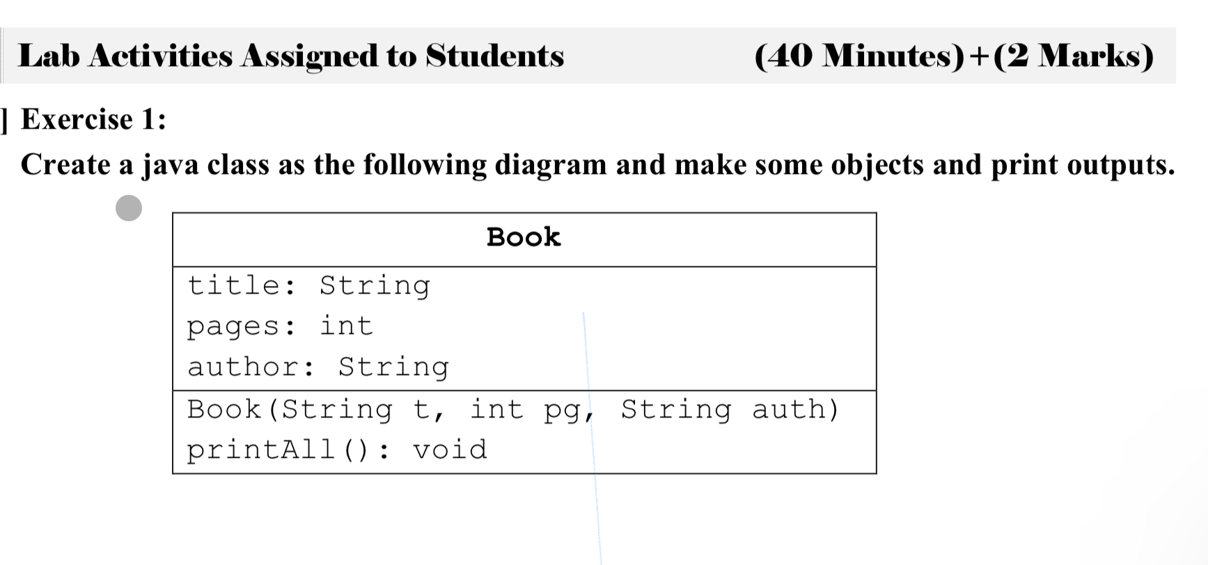 Solved Lab Activities Assigned to Students(40 Minutes) + (2 | Chegg.com Solved Lab Activities Assigned to Students(40 Minutes) + (2 | Chegg.com