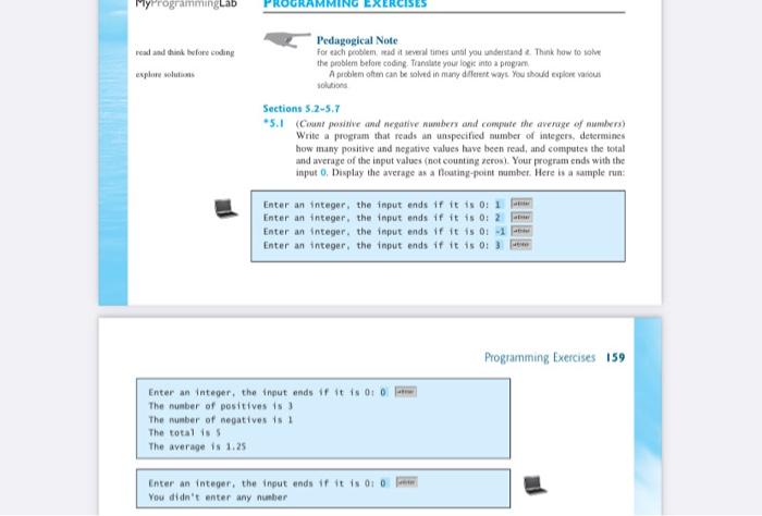 Solved MyProgramming Lab OGRAMMI RCISES read and think | Chegg.com