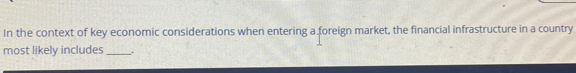 Solved In the context of key economic considerations when | Chegg.com