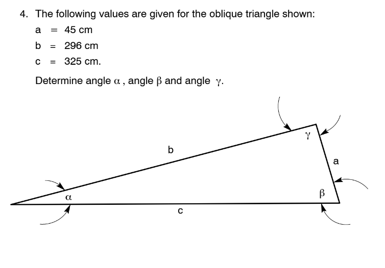 Solved The following values are given for the oblique | Chegg.com Solved The following values are given for the oblique | Chegg.com