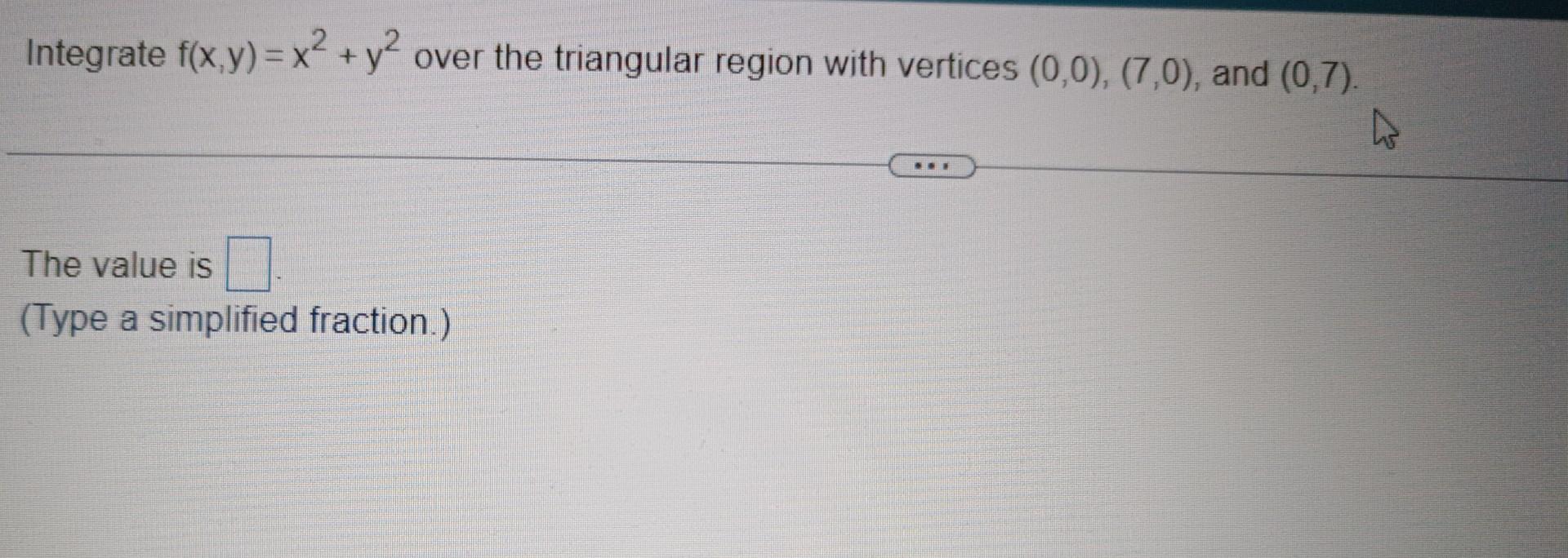 Solved Integrate f(x,y)=4−x2 over the smaller sector cut | Chegg.com