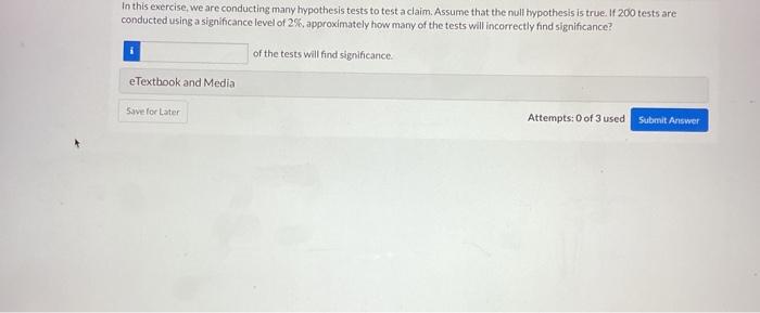 Solved In This Exercise We Are Conducting Many Hypothesis Chegg