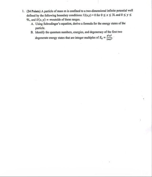 Solved Please show all steps and be clear (24 ﻿Points) ﻿A | Chegg.com