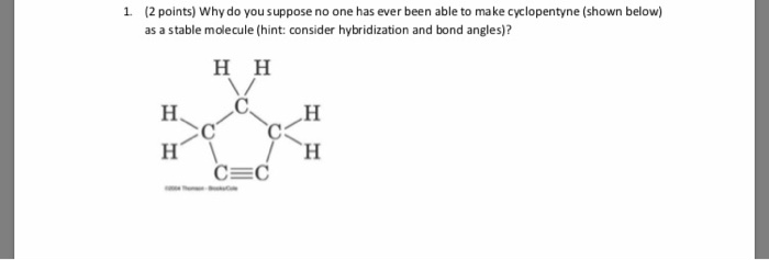 Solved 1 (2 points) Why do you suppose no one has ever been | Chegg.com