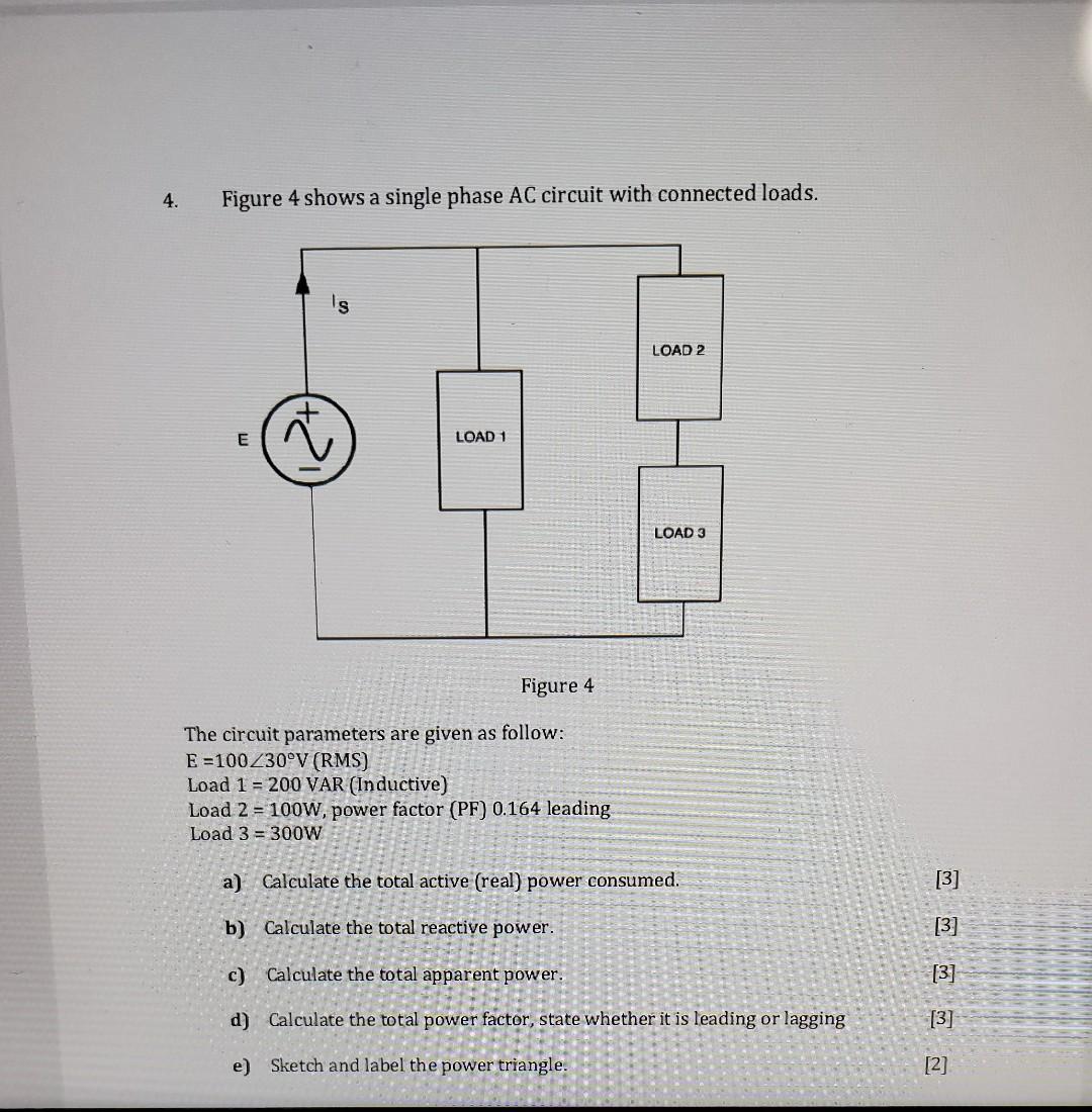 Solved 2. Figure 2 shows a series R-L-C AC circuit. The | Chegg.com