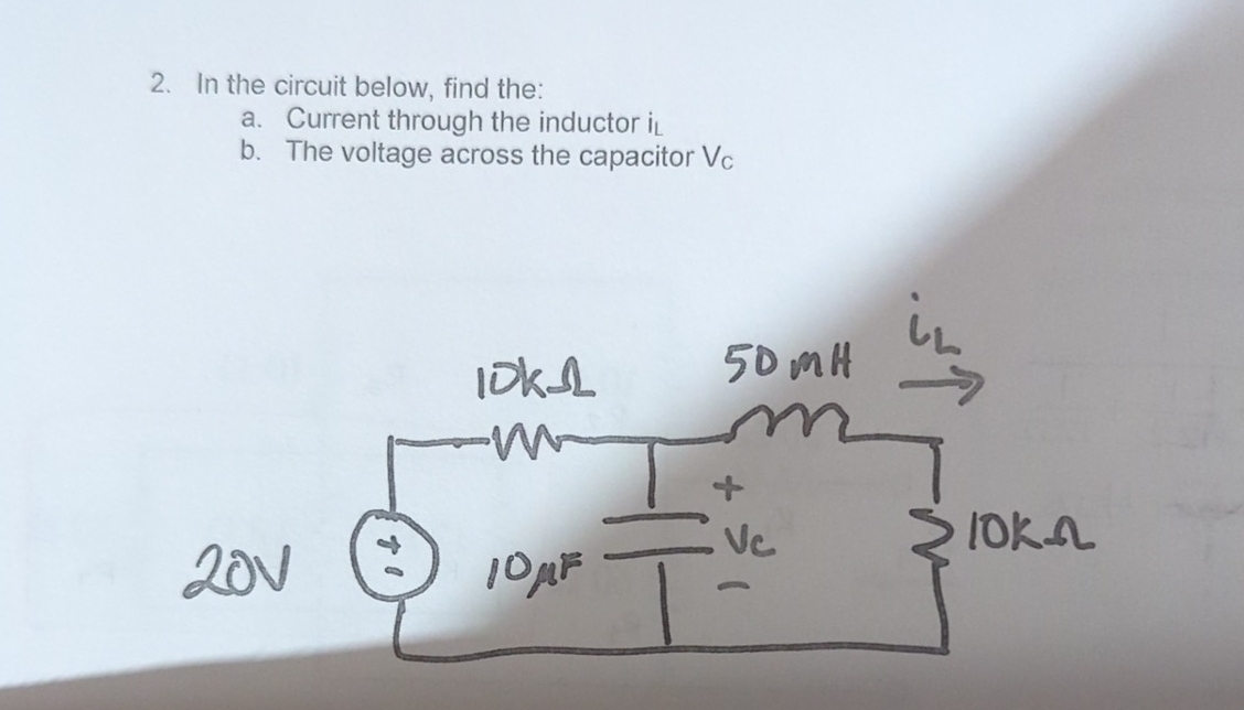 Solved In the circuit below, find the:a. ﻿Current through | Chegg.com