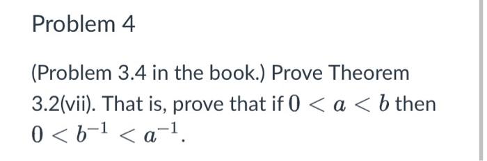 Solved (Problem 3.4 in the book.) Prove Theorem 3.2(vii). | Chegg.com