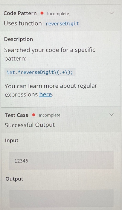 Solved Instructions Write A Function Reversedigit That 7528