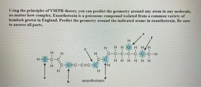 Solved Using the principles of VSEPR theory, you can predict | Chegg.com