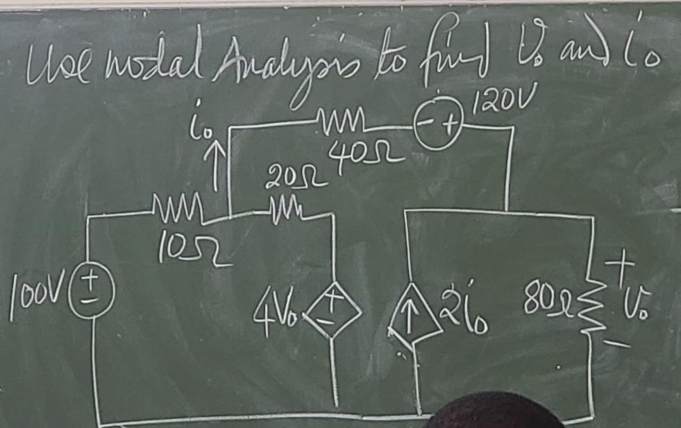 Solved Loe nodal Analygis to find Vo an) ﻿io | Chegg.com