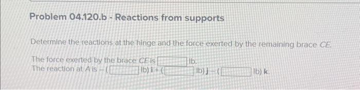Solved Required information Problem 04.120 - Horizontal | Chegg.com