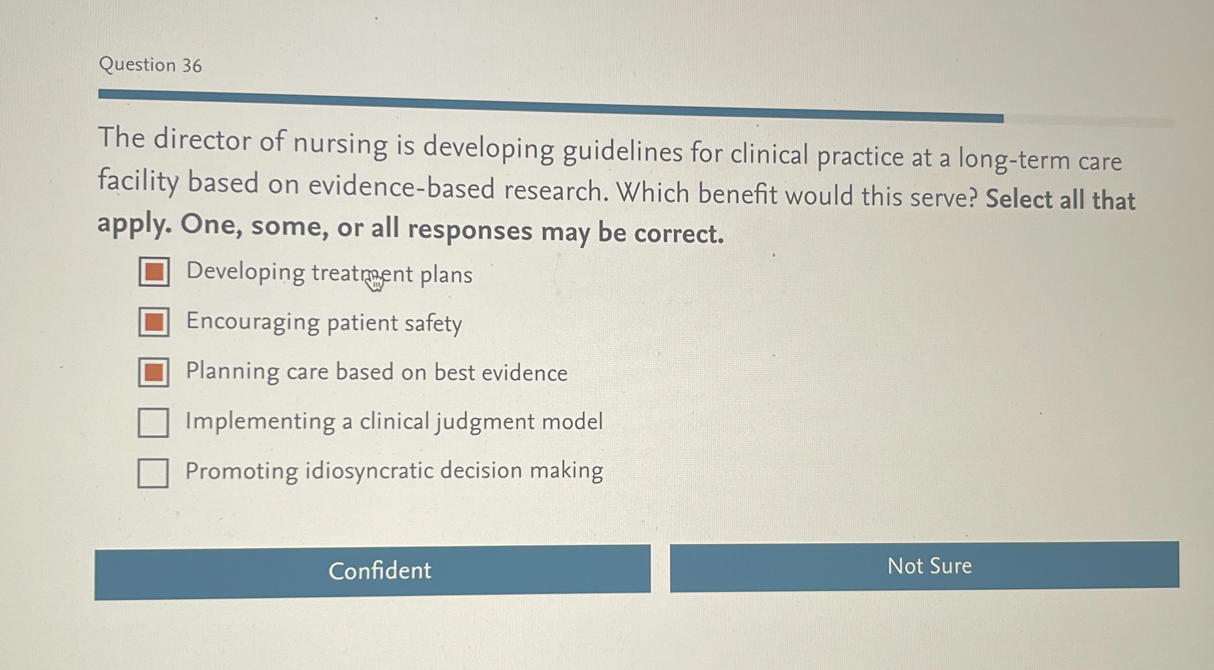 Solved The director of nursing is developing guidelines for | Chegg.com