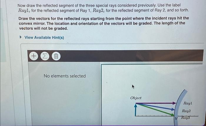 Solved Now draw the reflected segment of the three special | Chegg.com