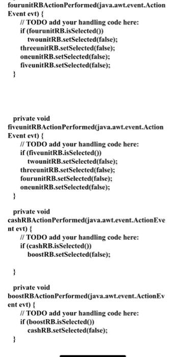 Solved I want to explain important parts of the code | Chegg.com