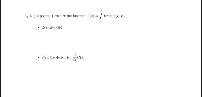 Solved Q 4 (10 points) Consider the function | Chegg.com