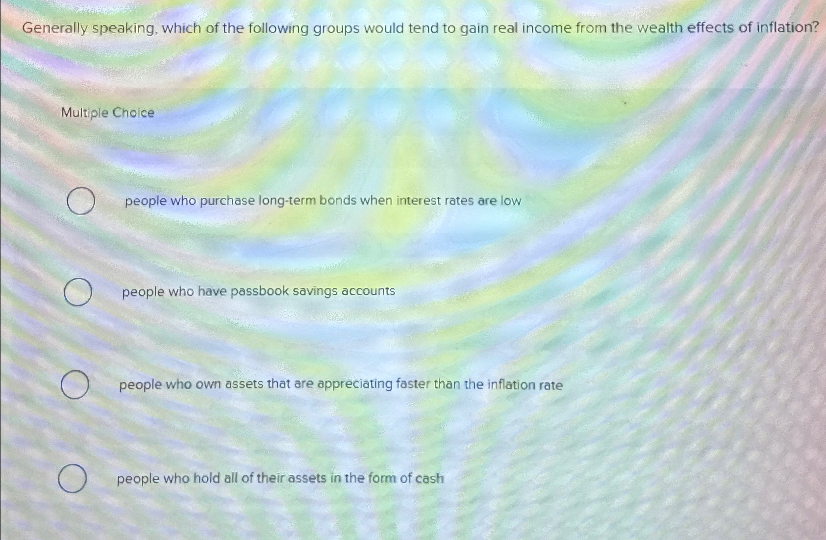 Solved Generally speaking, which of the following groups | Chegg.com