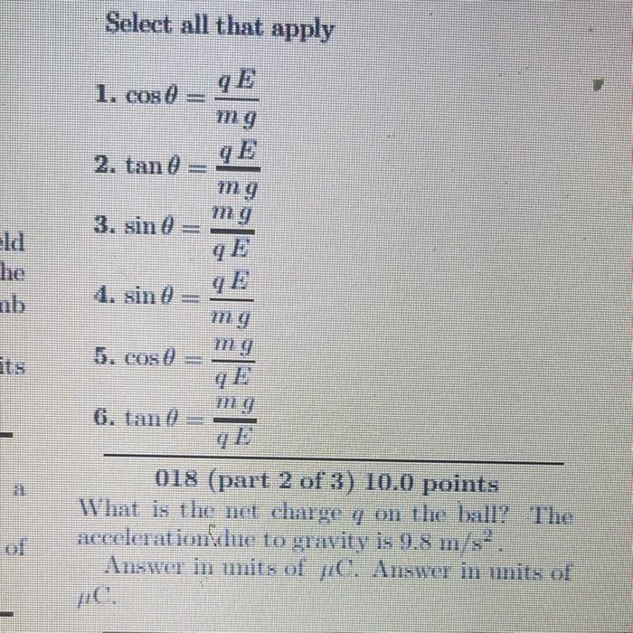 Solved 017 (part 1 of 3 ) 10.0 points A small 6 g plastic | Chegg.com