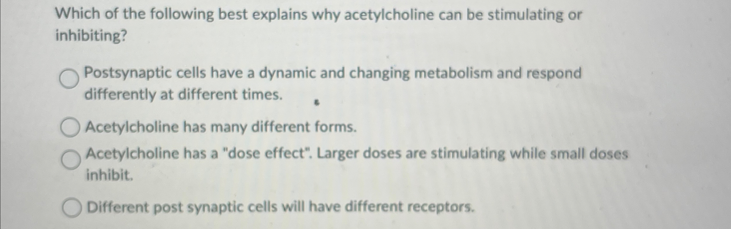 Solved Which of the following best explains why | Chegg.com