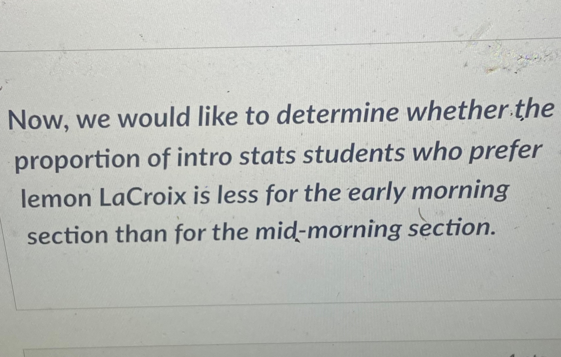 Question 1211ptsfill In The Statistical Conclusion