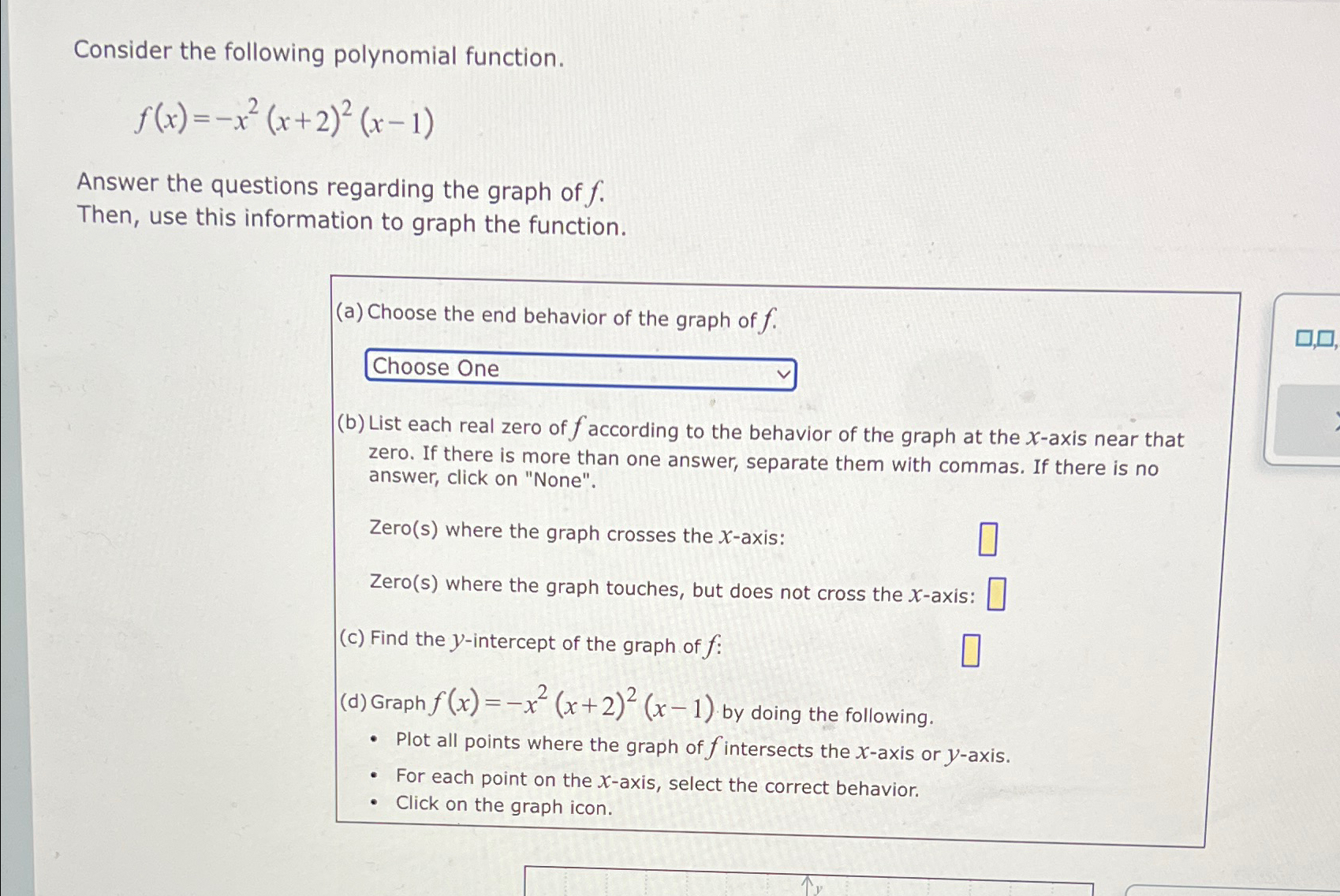 Solved Consider the following polynomial | Chegg.com