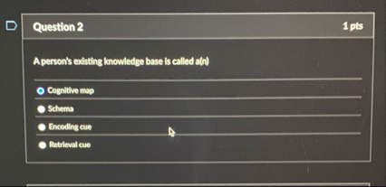 Solved Question 21 ﻿ptsA person's edsting knowledpe base is | Chegg.com
