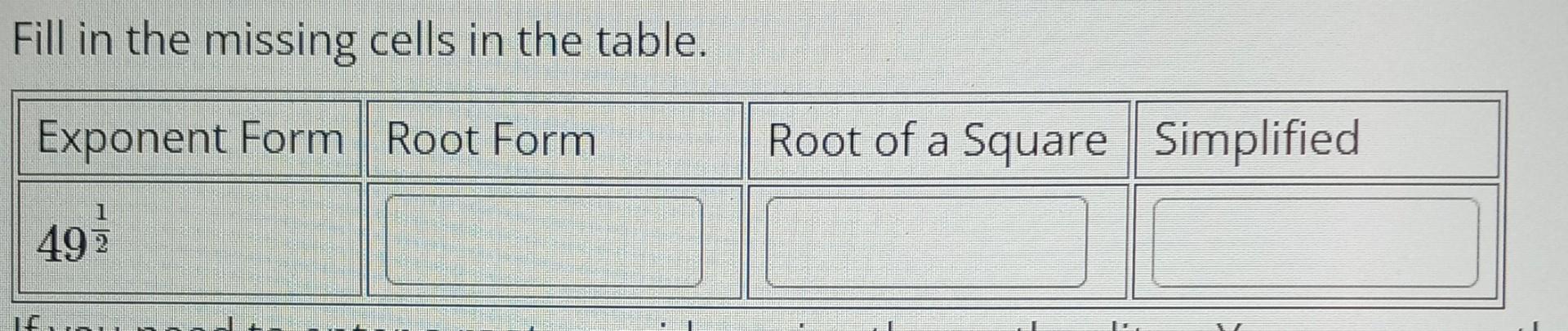 Solved Fill in the missing cells in the table. | Chegg.com