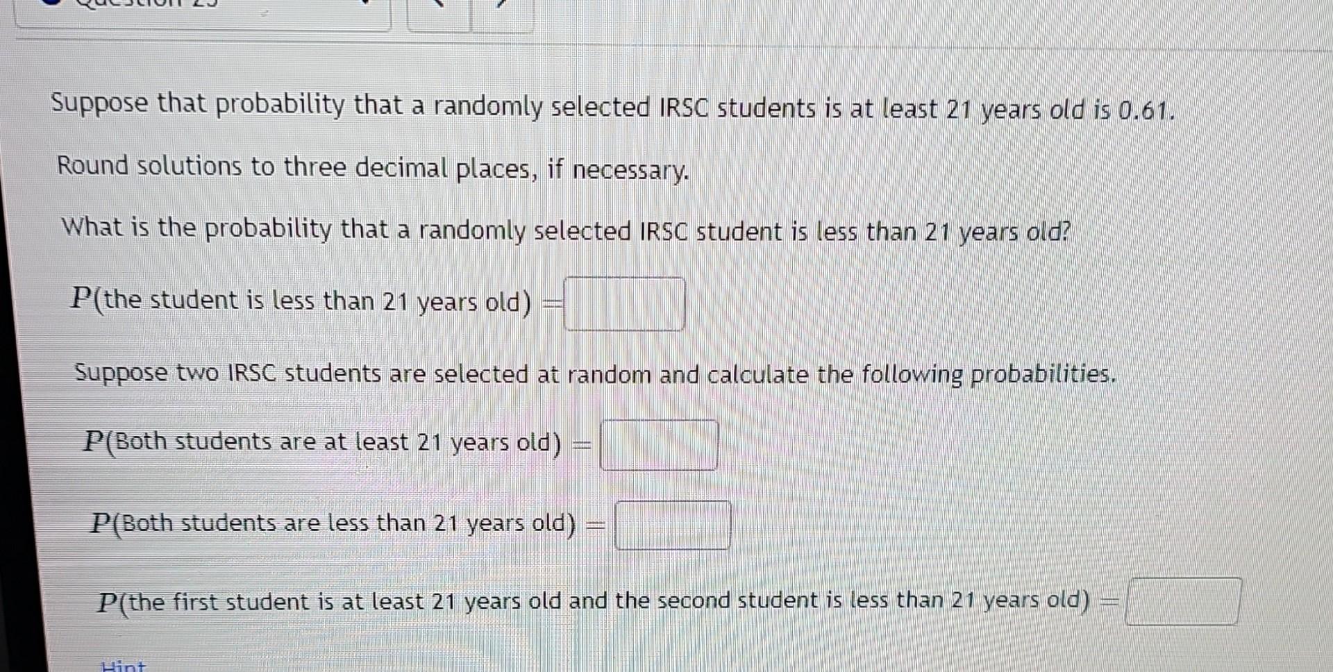 Solved Suppose that probability that a randomly selected | Chegg.com