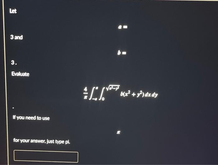 Solved for your answer, just type pi. | Chegg.com