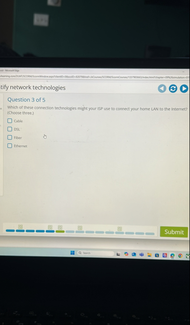 Solved Question 3 ﻿of 5Which of these connection | Chegg.com