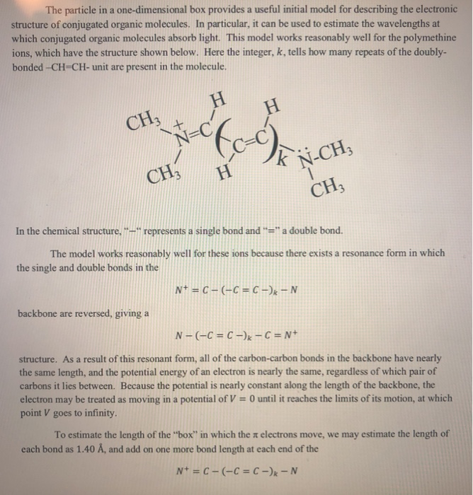 Solved The particle in a one-dimensional box provides a | Chegg.com