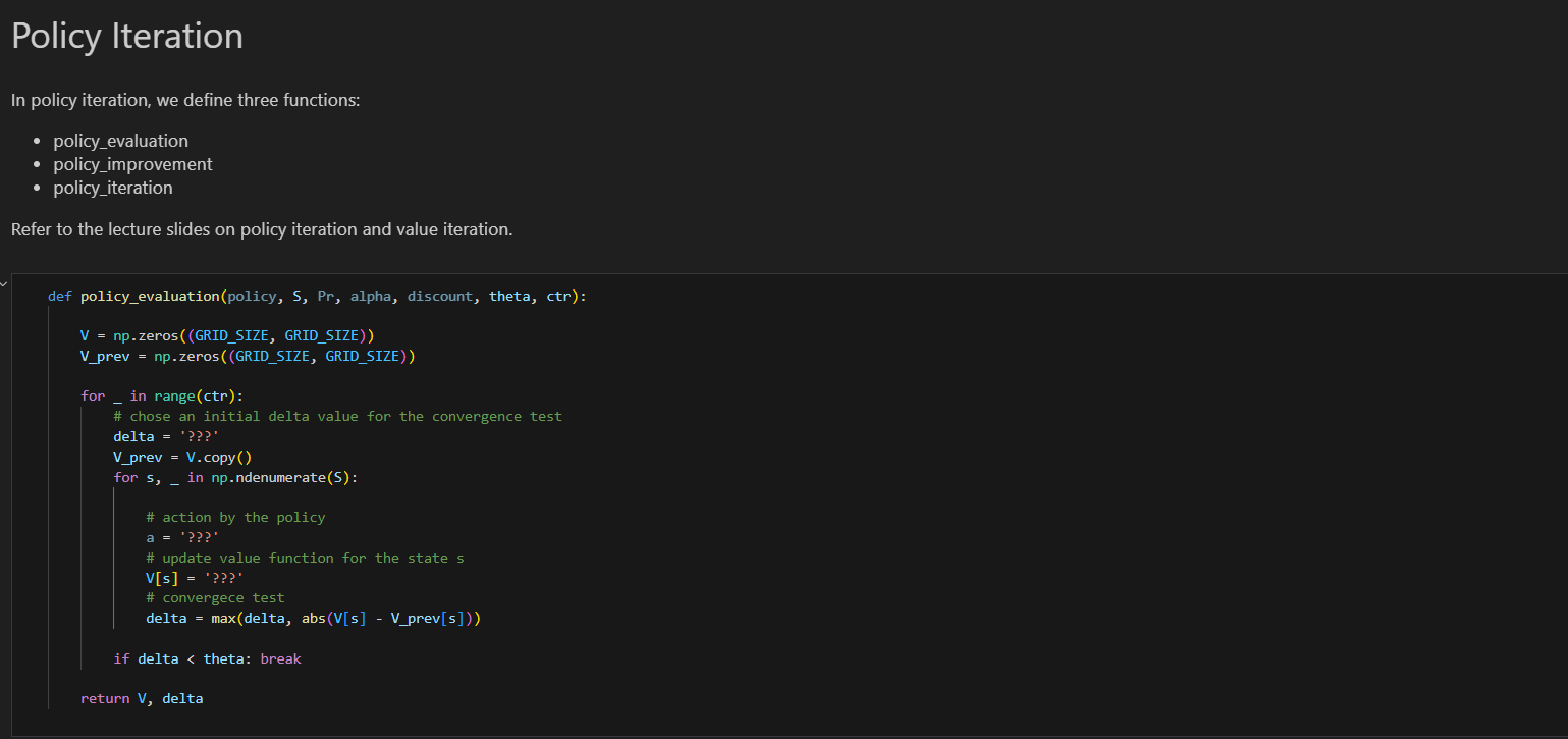 Solved Policy IterationIn ﻿policy iteration, we ﻿define | Chegg.com