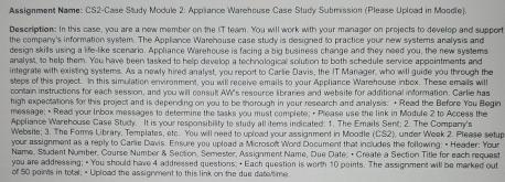 Solved Assignment Name Cs2 Case Study Module 2 Appianoe Chegg