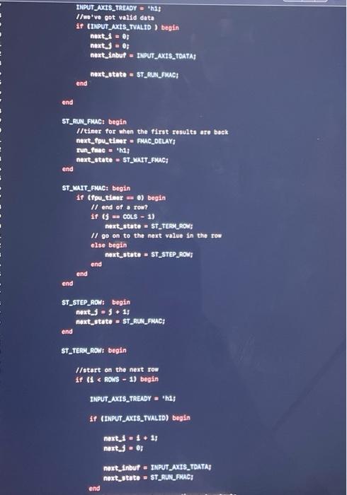 Solved I am writing verilog and Im trying to accelerate mt | Chegg.com