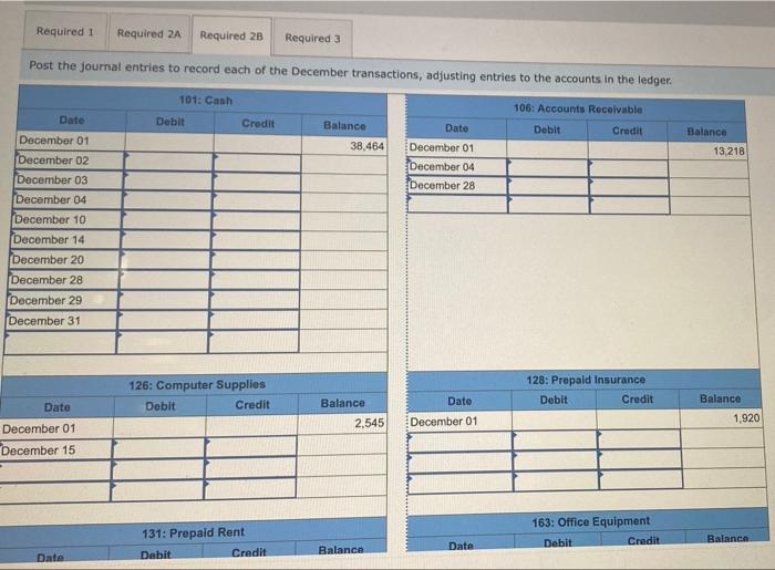Solved Need answers "Required 2B and Required 3 asap! But | Chegg.com
