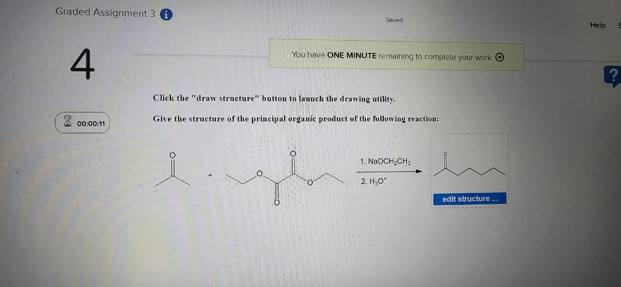 Solved Graded Assignment 3iSavedHelpYou have ONE MINUTE | Chegg.com