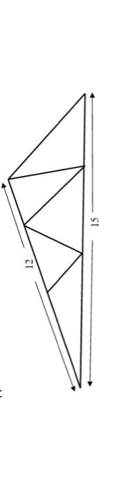 Solved 8. Length of sections. The triangle below, whose two | Chegg.com