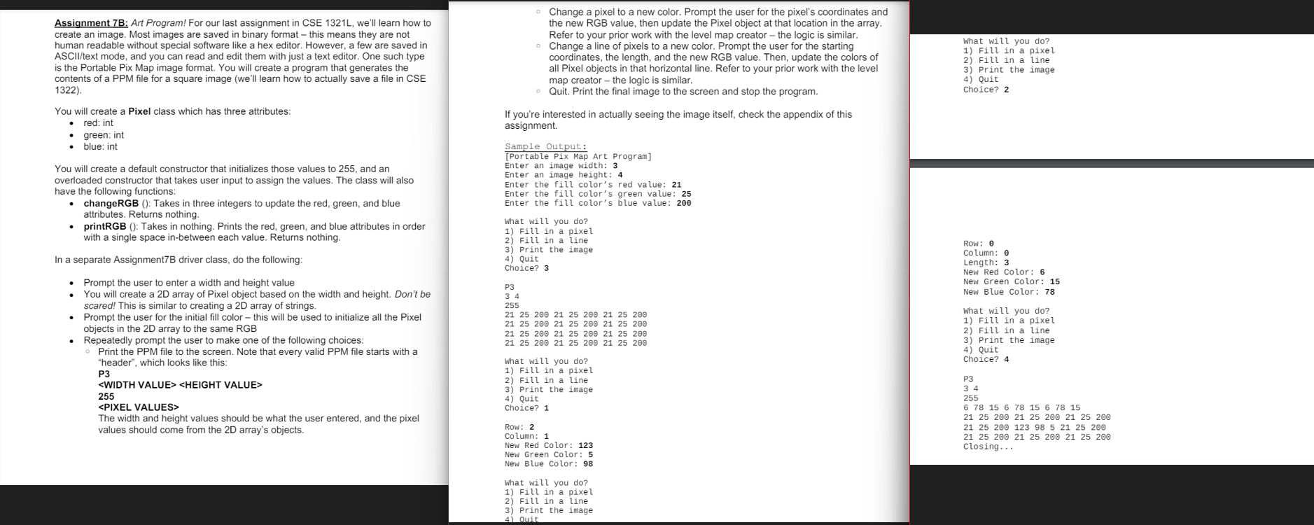 Solved Code in Java please include all parts | Chegg.com