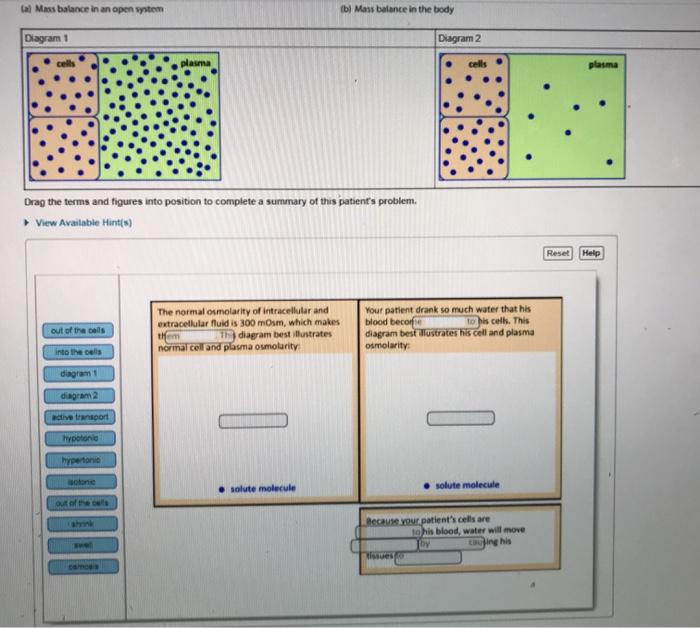 Solved al Mass balance in an open system fb Mass balance in | Chegg.com