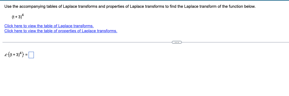 Solved Use the accompanying tables of Laplace transforms and | Chegg.com