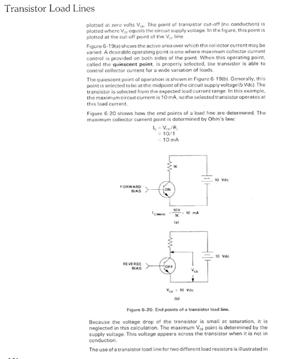 EXERCISE 6-4 Transistor Load Lines EXERCISE OBJECTIVE | Chegg.com