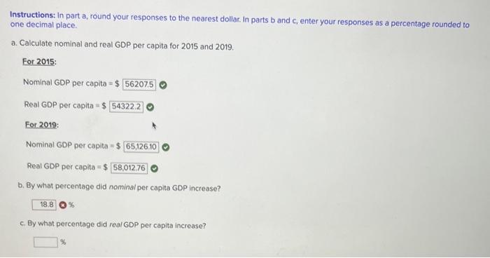 Solved Using the data in the table below related to nominal | Chegg.com